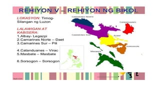 Topograpiya ng mga rehiyon sa luzon | PPTX