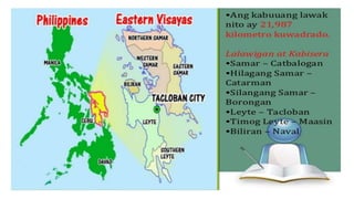 Topograpiya ng mga Rehiyon sa Visayas | PPTX