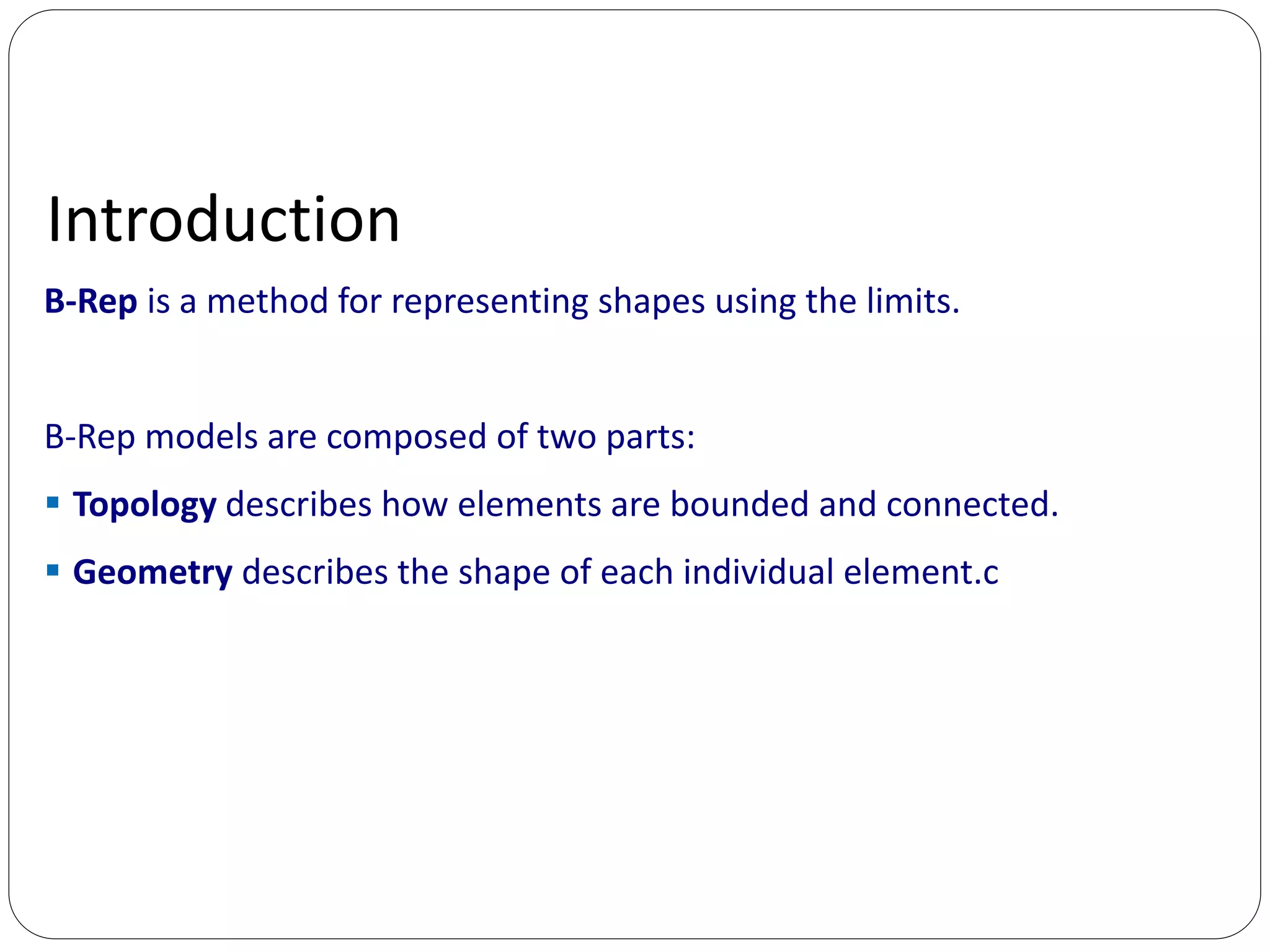 CAD Topology and Geometry Basics | PDF
