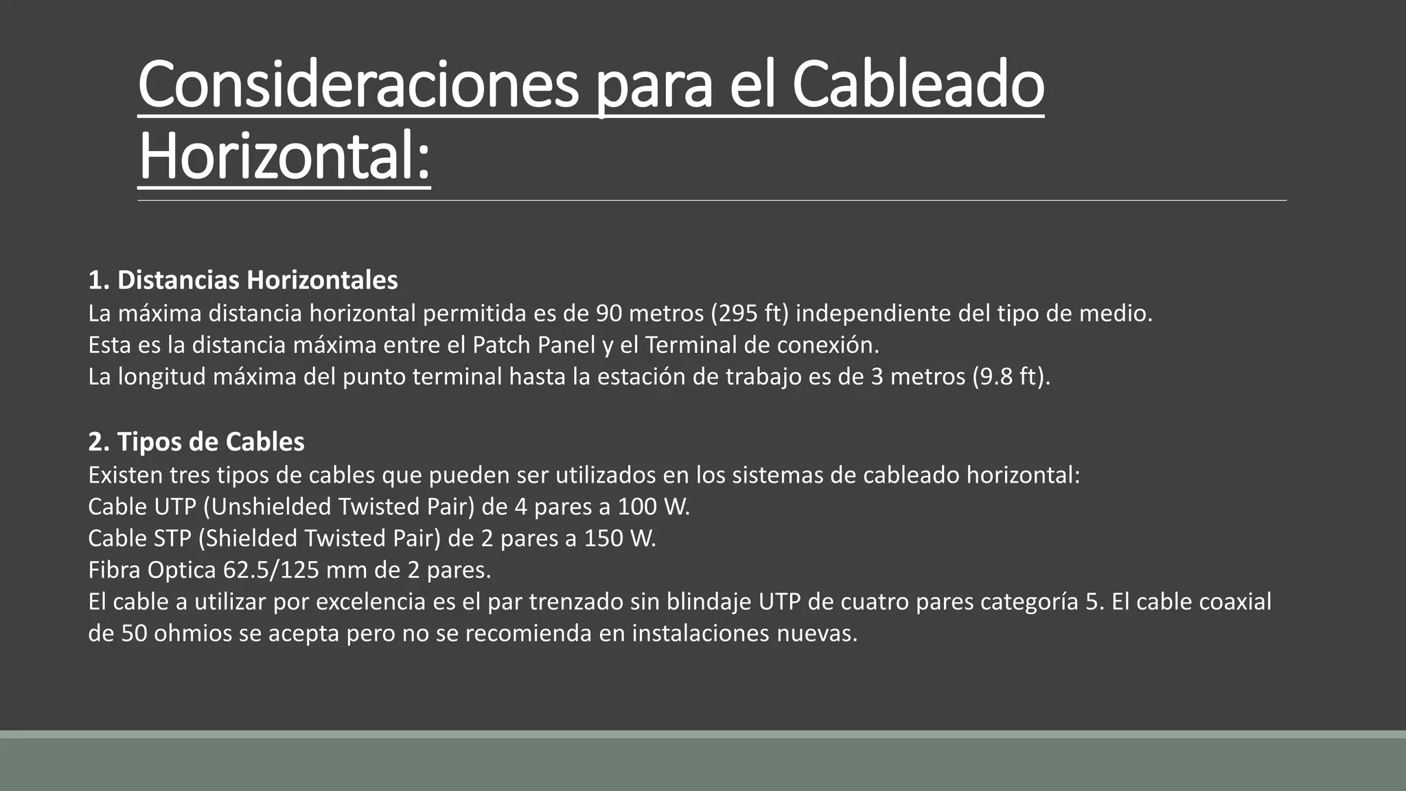 Topologia del cableado estructurado. | PPTX