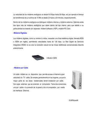 Topologia de redes, que es internet, router, swtichs, modems. | PDF ...