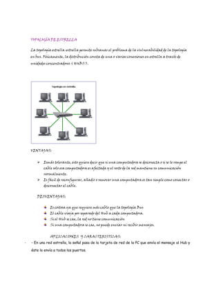 Topologias de redes cableadas | DOCX