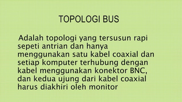 Topologi bus | PPTX