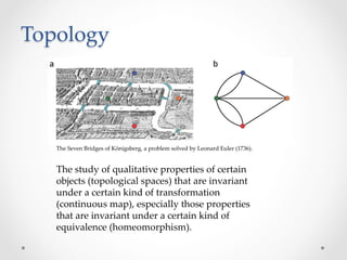 Topological Data Analysis: visual presentation of multidimensional data sets | PPT