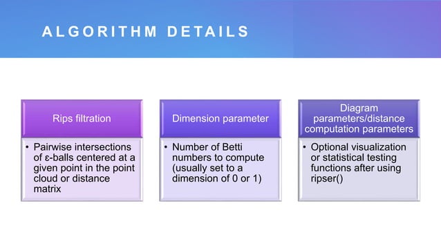 Topological Data Analysis.pptx | Databases | Computer Software and ...