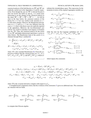 Topological Field Theories In N Dimensional Spacetimes And Cartans Equations | PDF