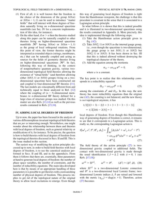 Topological Field Theories In N Dimensional Spacetimes And Cartans Equations | PDF