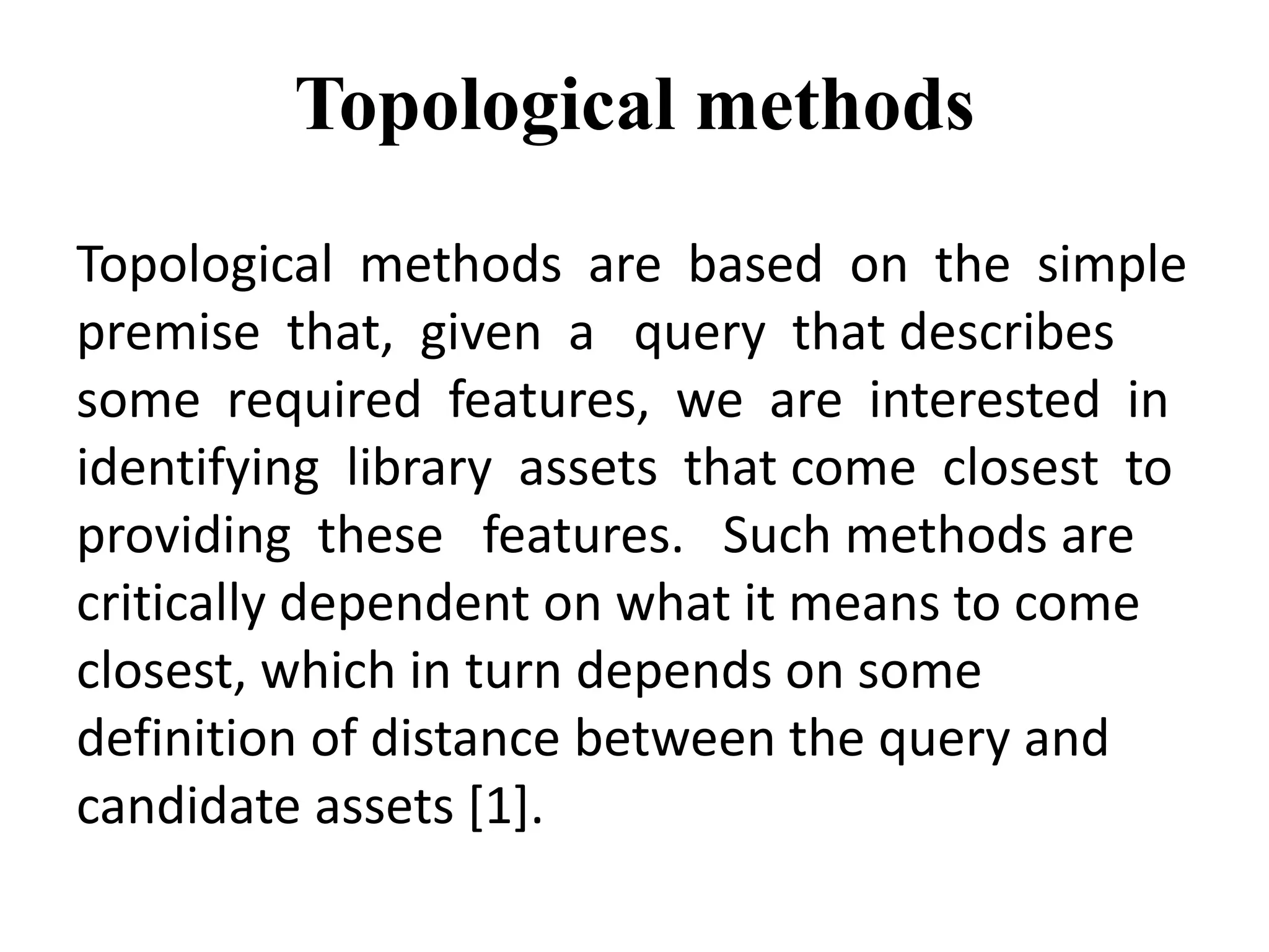 Topological methods | PPT