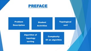 Topological sort | PPTX | Graphics Software | Computer Software and Applications