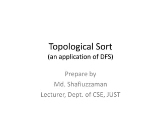 Topological sort | PPT