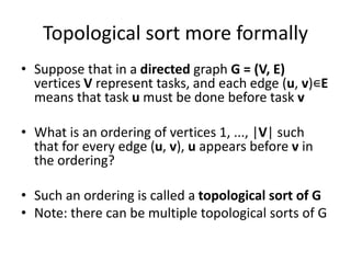 Topological sort | PPT