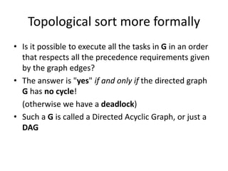 Topological sort | PPT