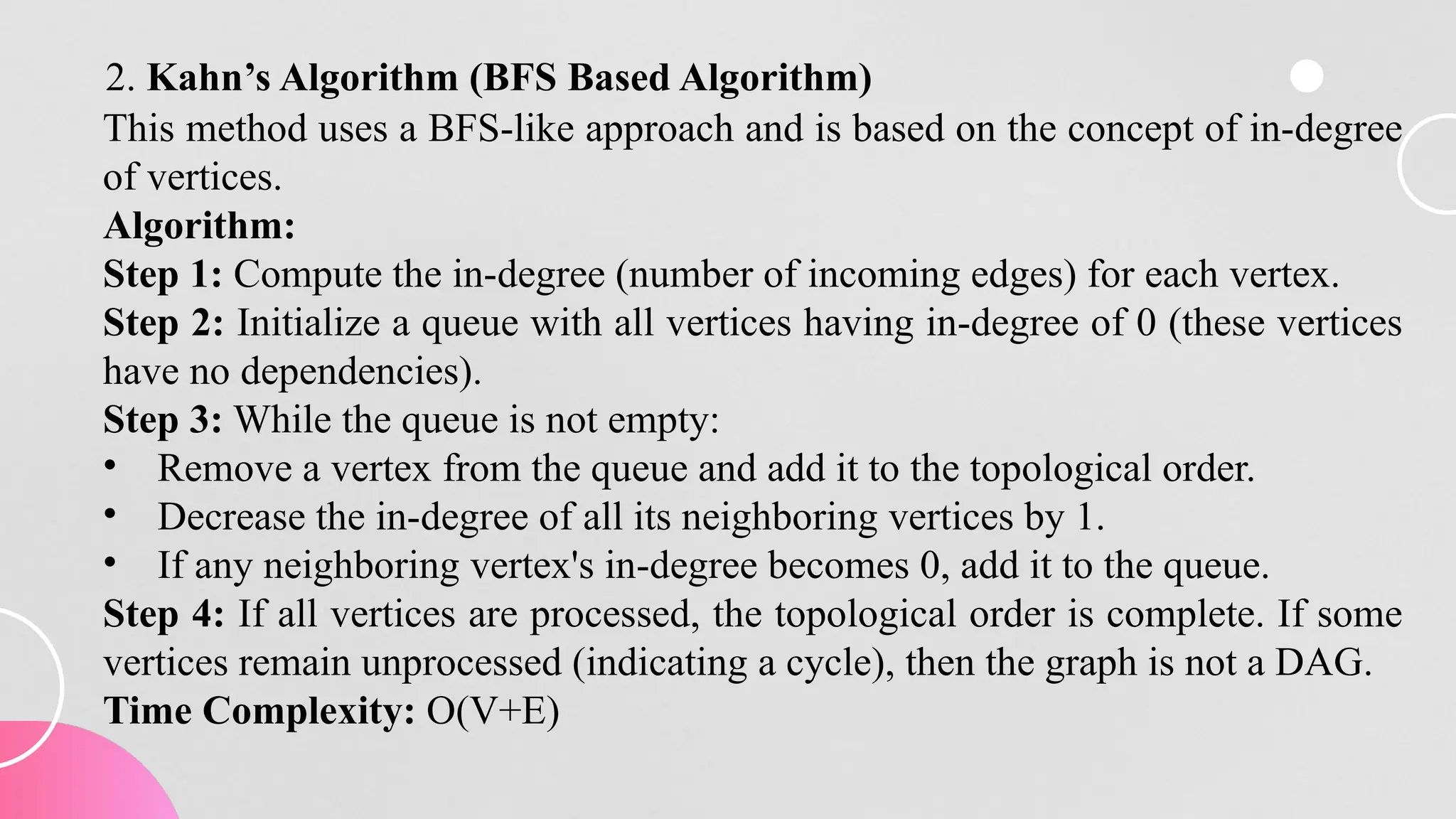 An Introduction To Topological Sortpptx Technology And Computing