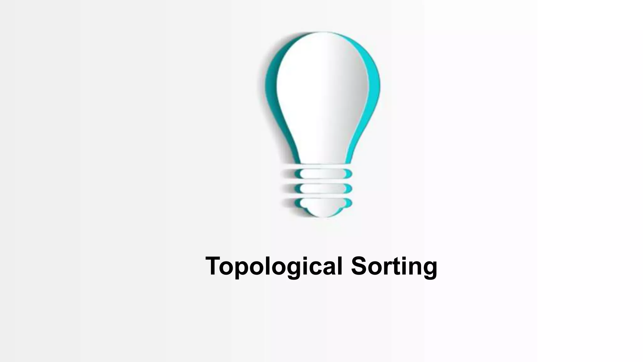 Topological sorting | PPT