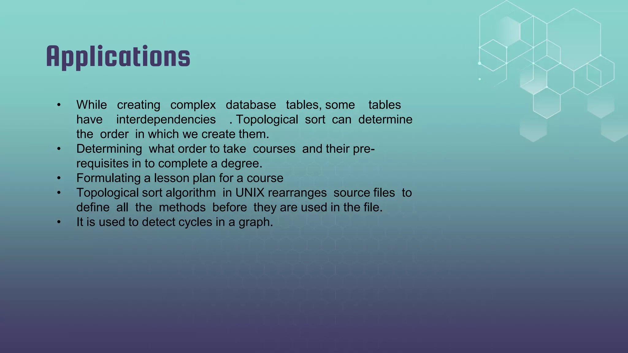Topological Sort and Shortest Path in Directed Acyclic Graph with ...