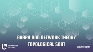 Topological Sort and Shortest Path in Directed Acyclic Graph with ...