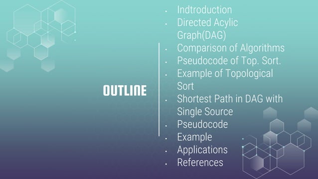 Topological Sort and Shortest Path in Directed Acyclic Graph with ...
