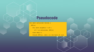 Topological Sort and Shortest Path in Directed Acyclic Graph with ...