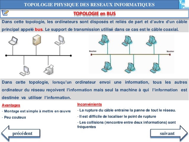Les Topologies Physiques des réseaux informatiques