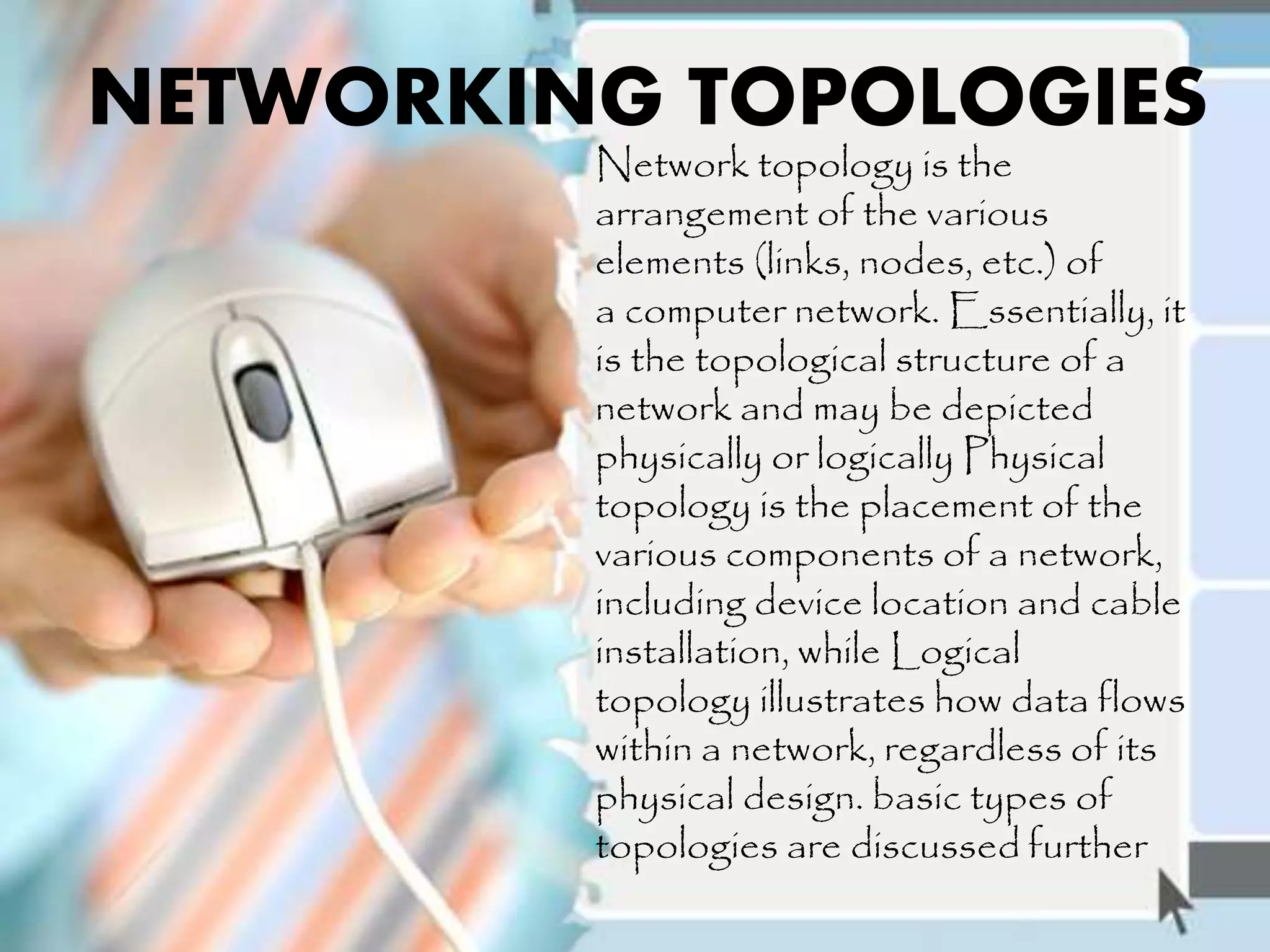 BASIC NETWORKING TOPOLOGIES | PPT