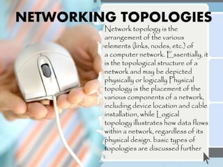BASIC NETWORKING TOPOLOGIES | PPT