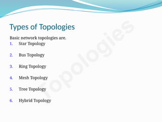 topologies abhi.pptxtopologiessssssssssd | PPTX