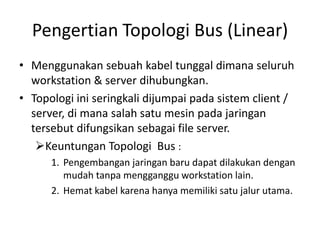 Topologi jaringan | PPTX