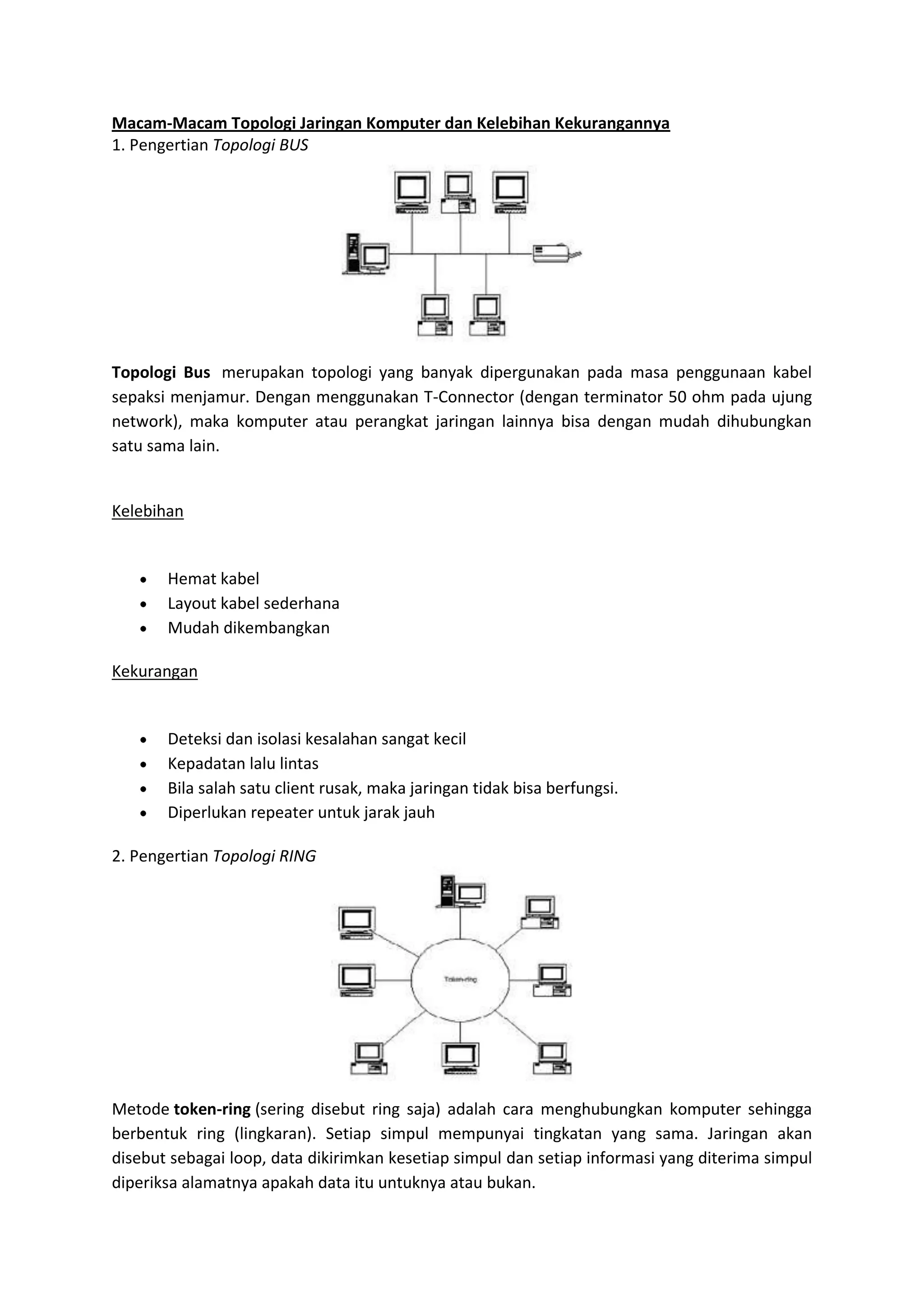Topologi jaringan | DOCX