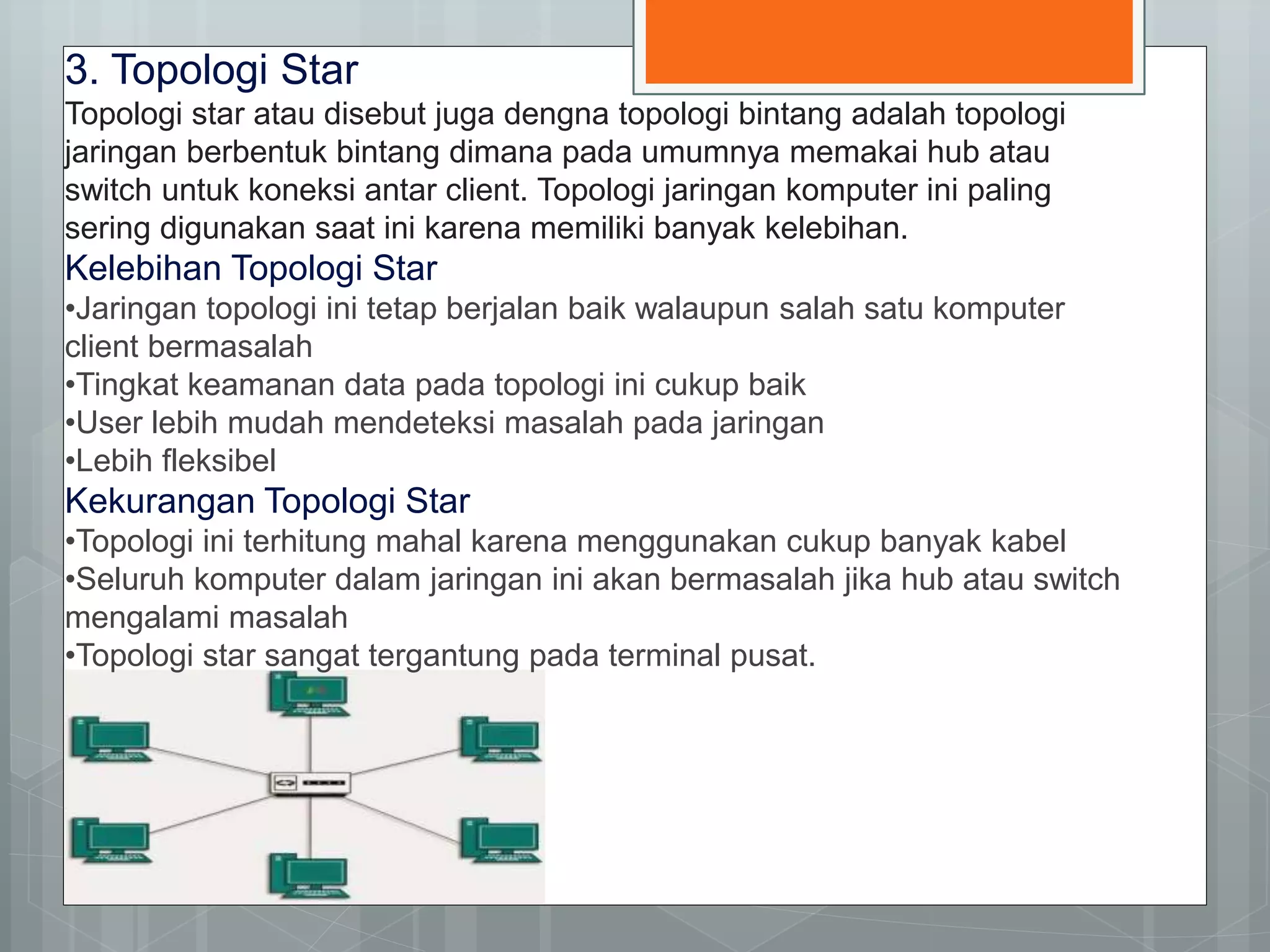 Topologi jaringan | PPTX