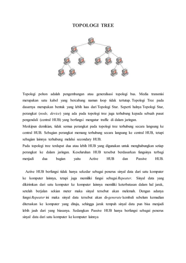 Topologi tree | PDF