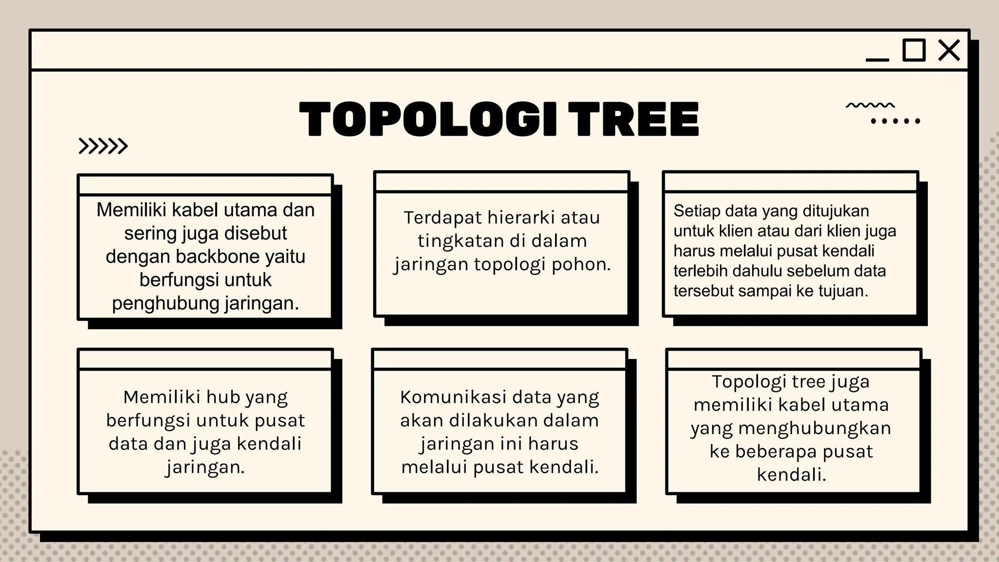 TOPOLOGI TREE dalam jaringan lokal (informatika) | PPTX