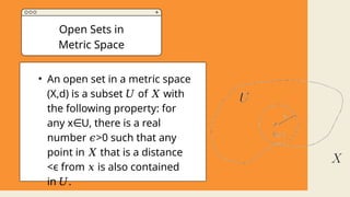 Topology for Master of Arts in Education (MAEd) major in Mathematics | PPTX | Physics | Science