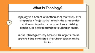 Topology for Master of Arts in Education (MAEd) major in Mathematics ...