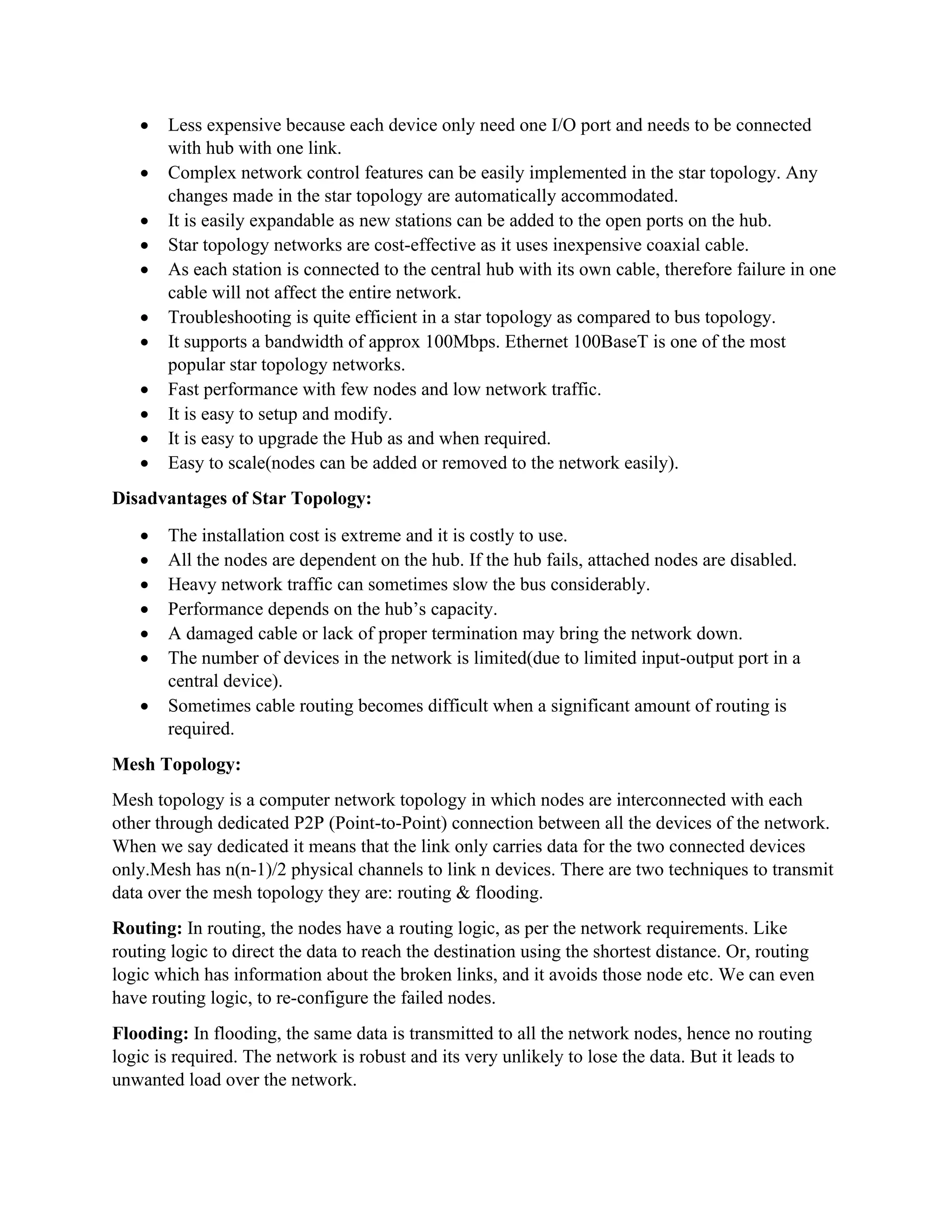 Network Topologies | PDF