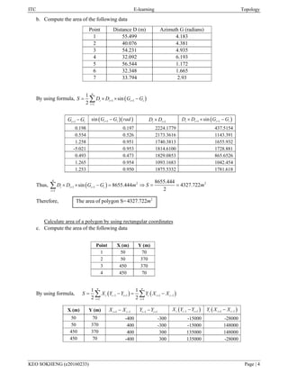 Topology E-learning Assignmnet TP1-TP6 | PDF