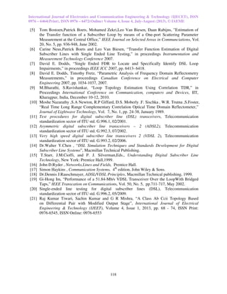 Topology estimation of a digital subscriber line | PPT
