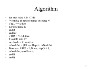 Topology hiding Multipath Routing Protocol in MANET | PPT