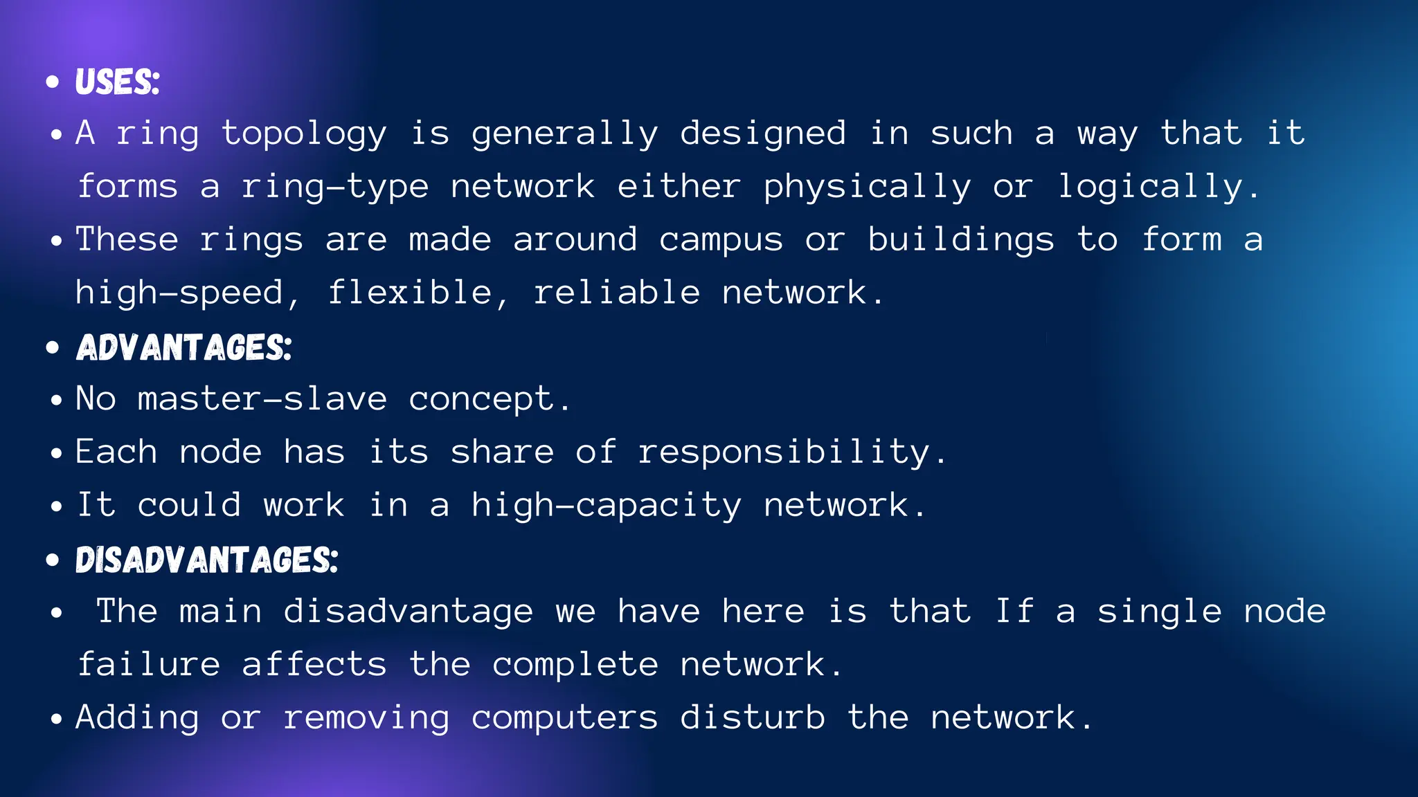 Topology of the Network class 8 .ppt pdf | PDF