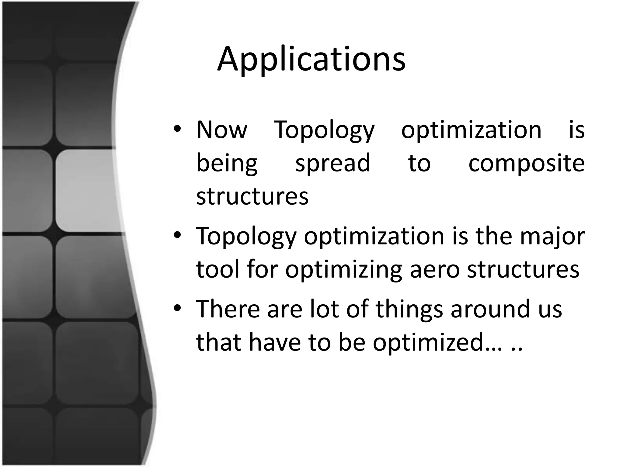 Topology optimization | PPTX