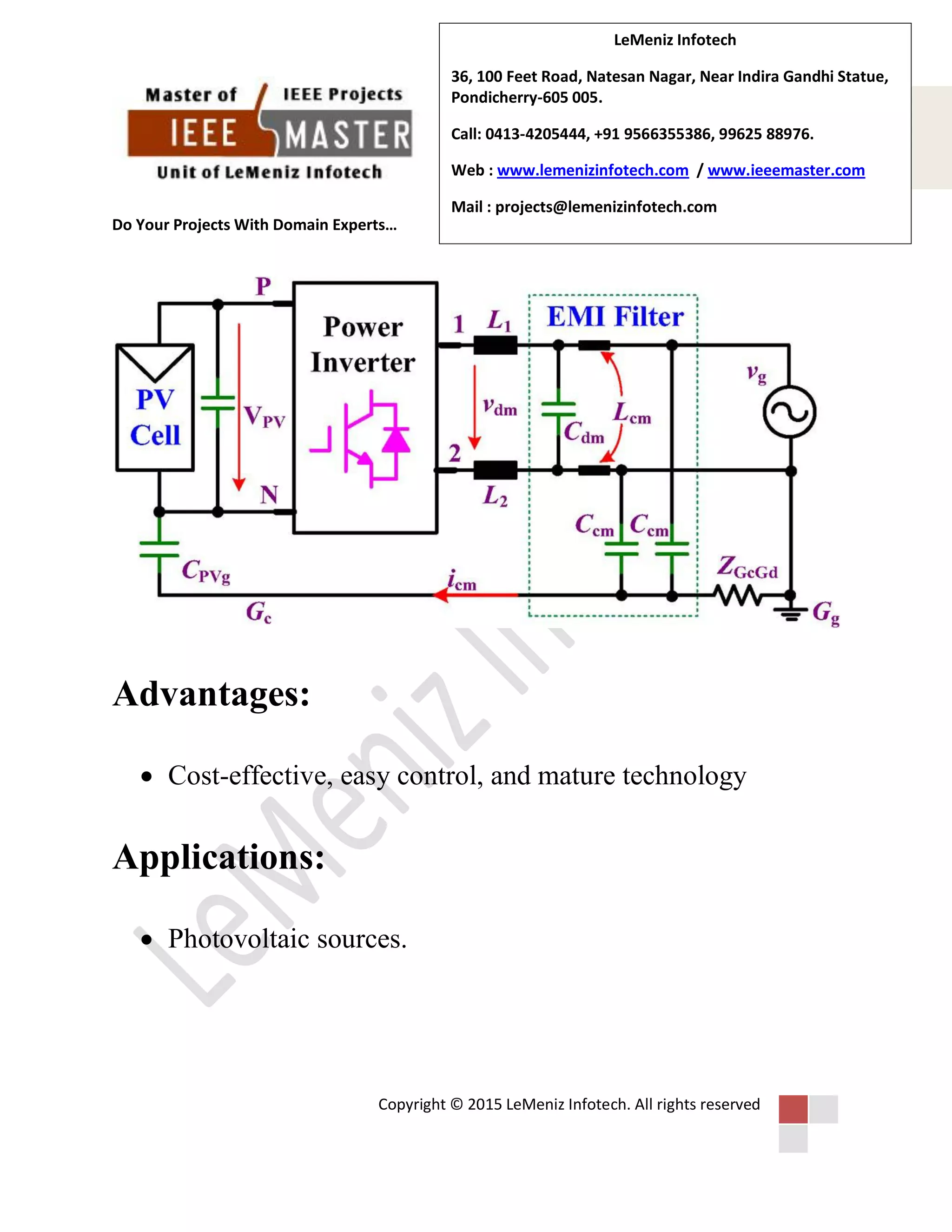 Topology review and derivation methodology of single phase transformerless photovoltaic ...