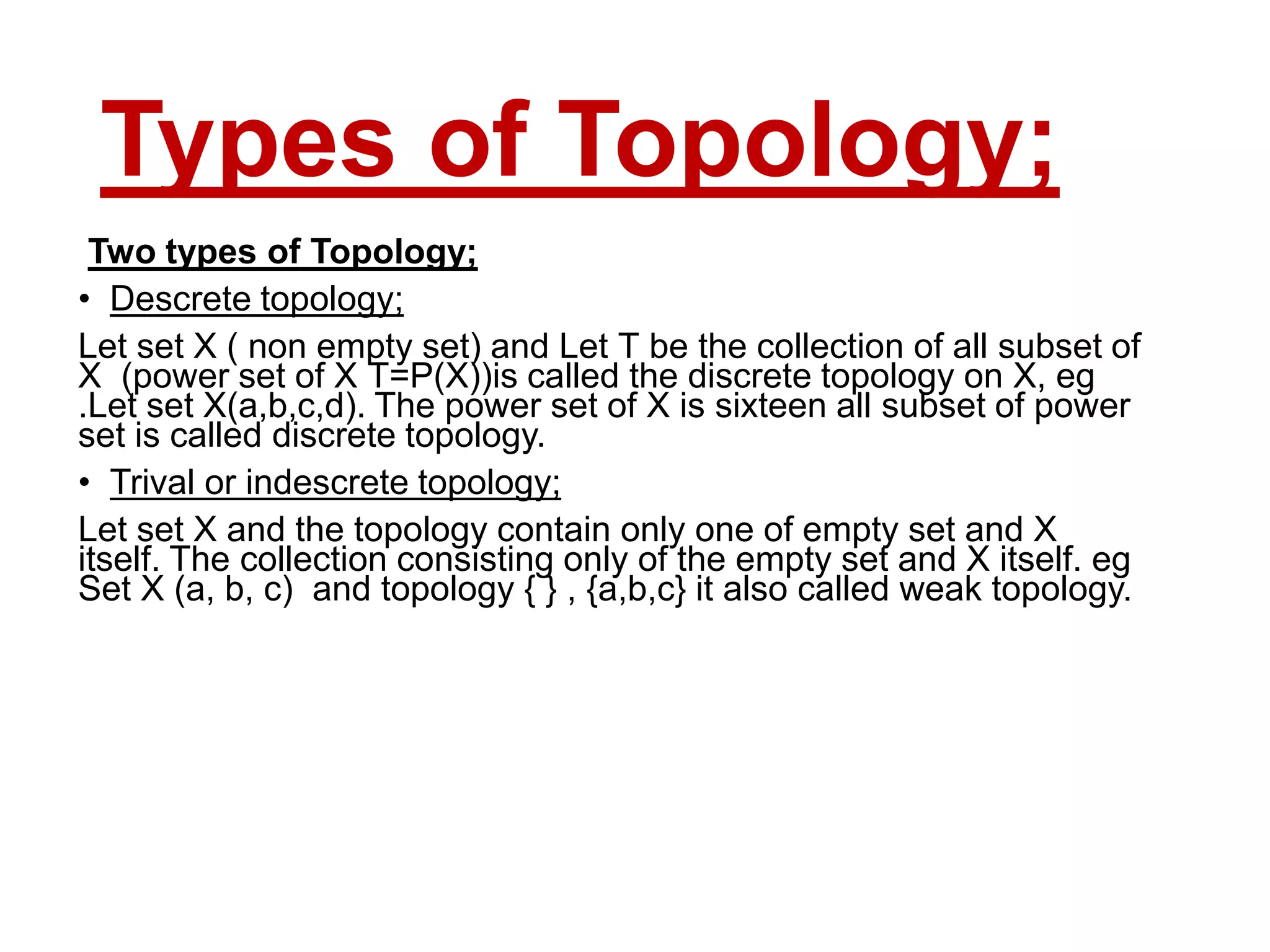 TOPOLOGY and TYPES OF TOPOLOGY PowerPoint | PPTX
