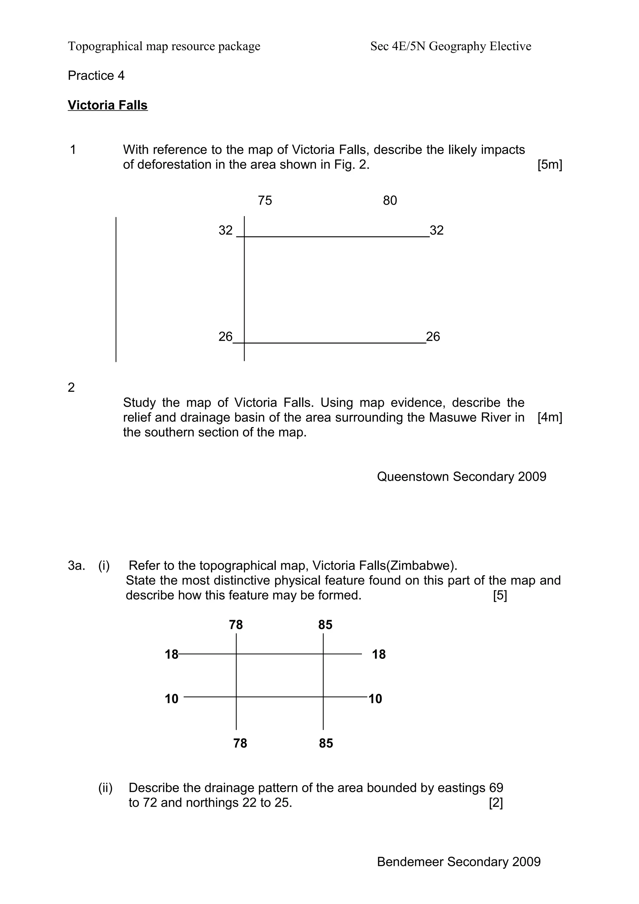 Topo map package w images | DOC