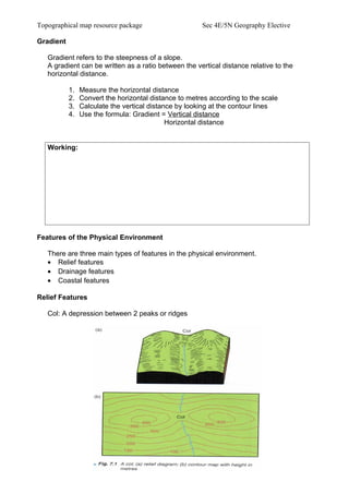 Topo map package w images | DOC