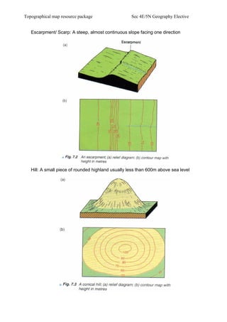 Topo map package w images | DOC