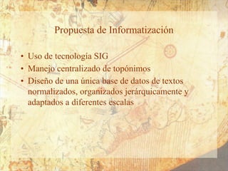 Los Topónimos su manejo mediante SIG y sus aplicaciones en cartografía ...