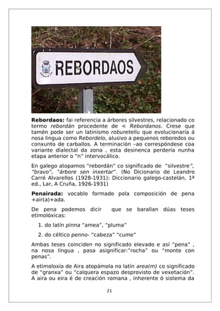 Toponimia da conca do mera | PDF