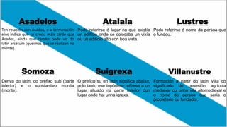 Toponimia de Rianxo (Iago F. Prol) | PPTX
