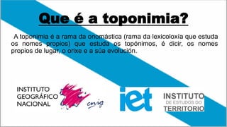 Toponimia de Rianxo (Iago F. Prol) | PPTX