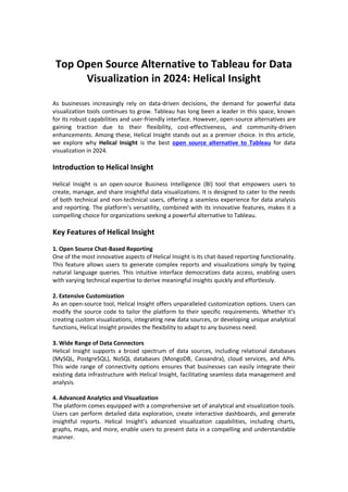 Top Open Source Alternative to Tableau for Data Visualization in 2024.pdf