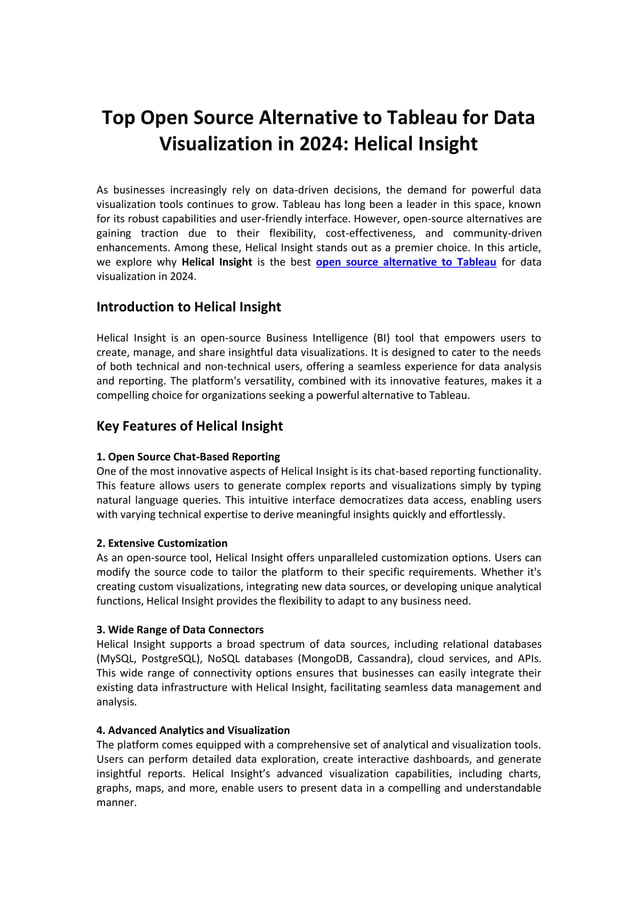 Top Open Source Alternative to Tableau for Data Visualization in 2024.pdf